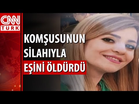 12 yıllık eşinin hayatına komşusunun ruhsatsız silahıyla son verdi