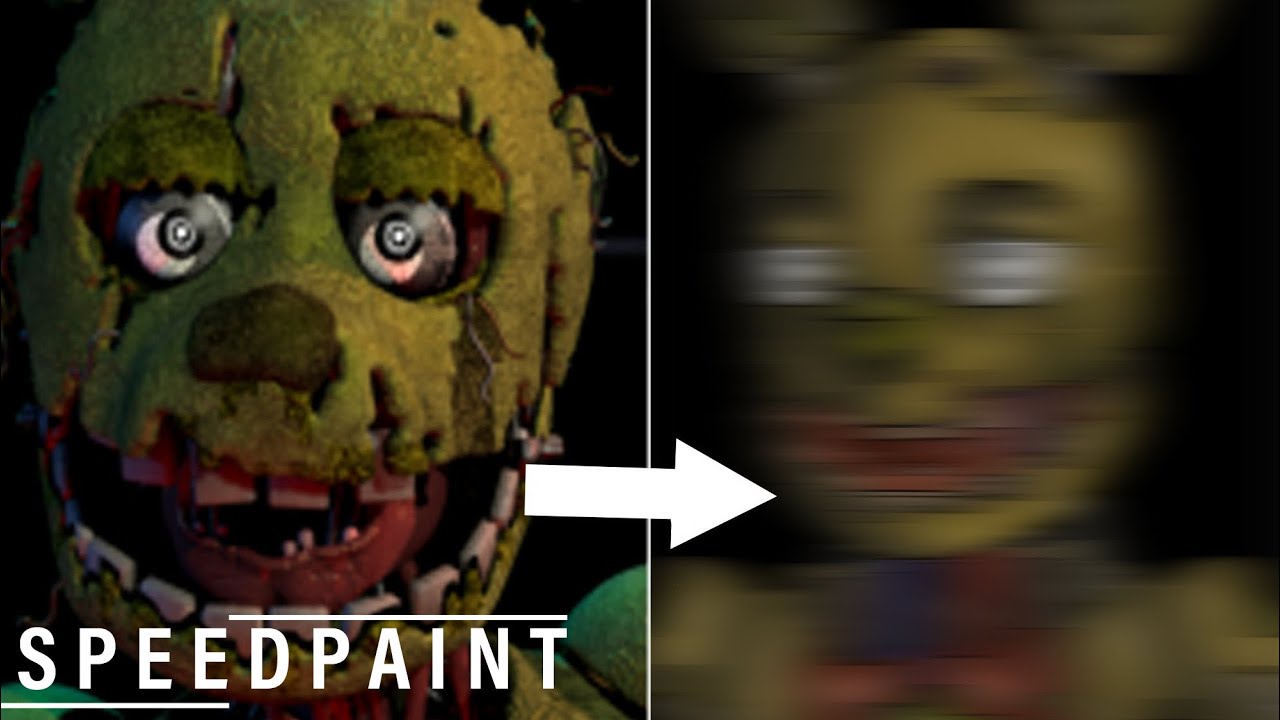 [SPEEDPAINT] FNAF UCN - Springtrap - YouTube