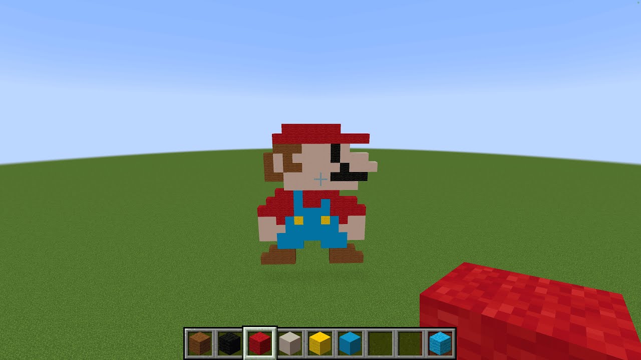 Tutorial como crear a Mario Bros en Minecraft | SoyJuniorN - YouTube