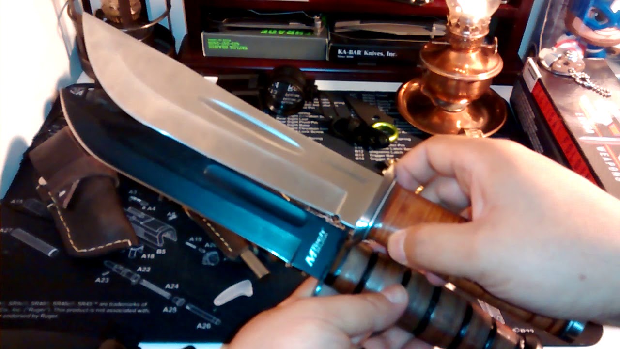 남성미 물씬 듬직한 헌팅나이프 Huntshield Whitetail BAK Survival Knife - YouTube