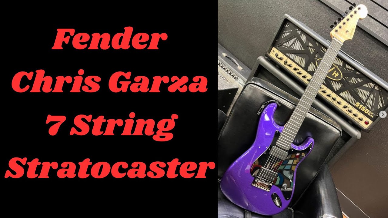 Fender Chris Garza 7 String Stratocaster - YouTube