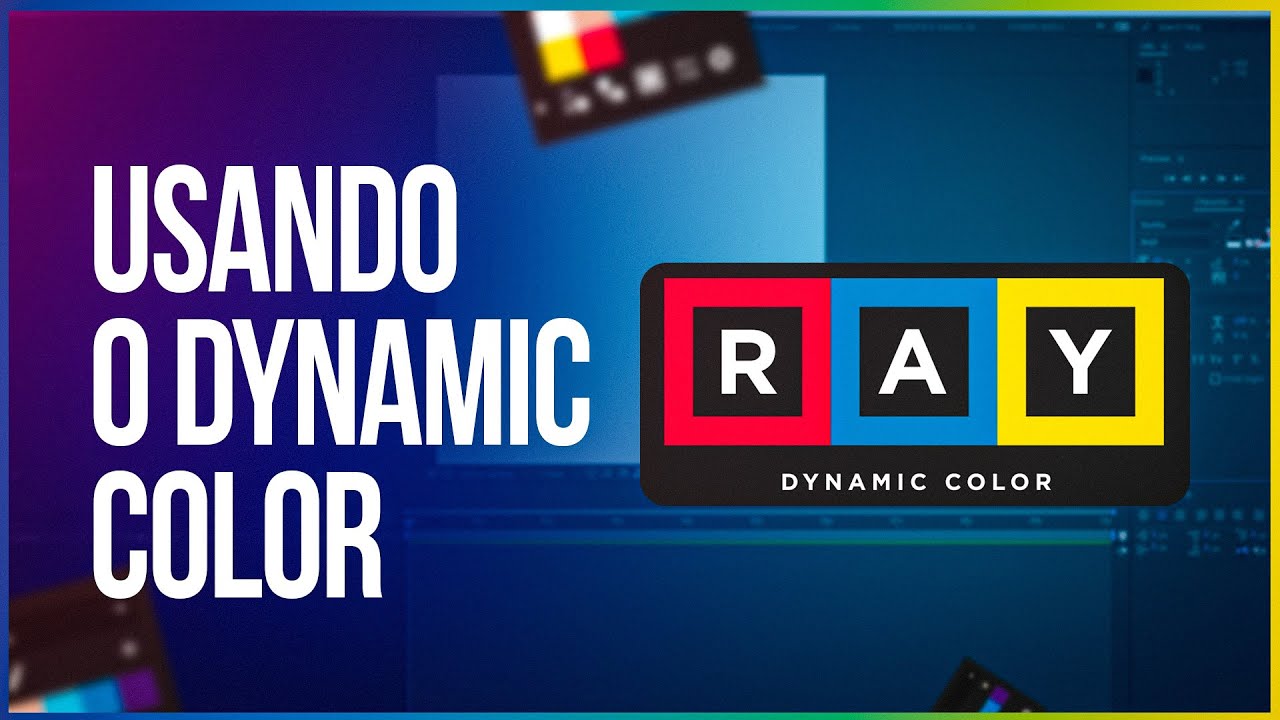 Como usar a PALETA DE COR DO AFTER EFFECTS USANDO O RAY DINAMIC COLOR ...
