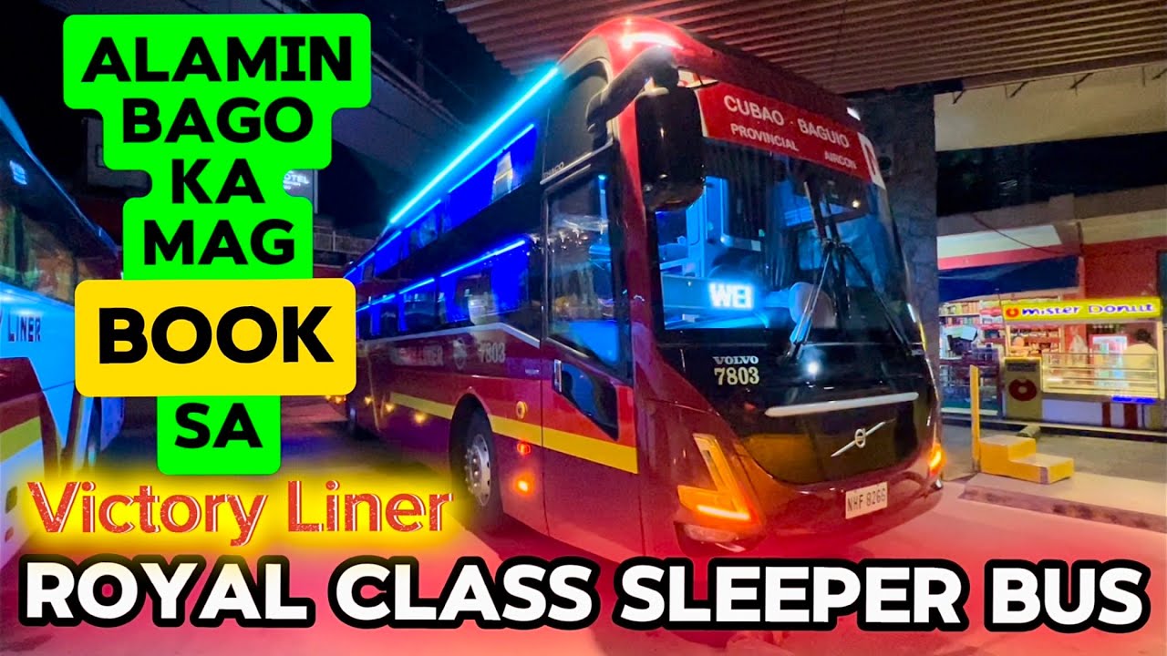 Victory Liner Royal Class Sleeper Bus | COMPLETE REVIEW - YouTube