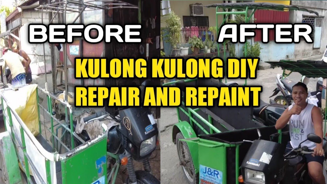 KULONG KULONG DIY REPAIR AND REPAINT - YouTube