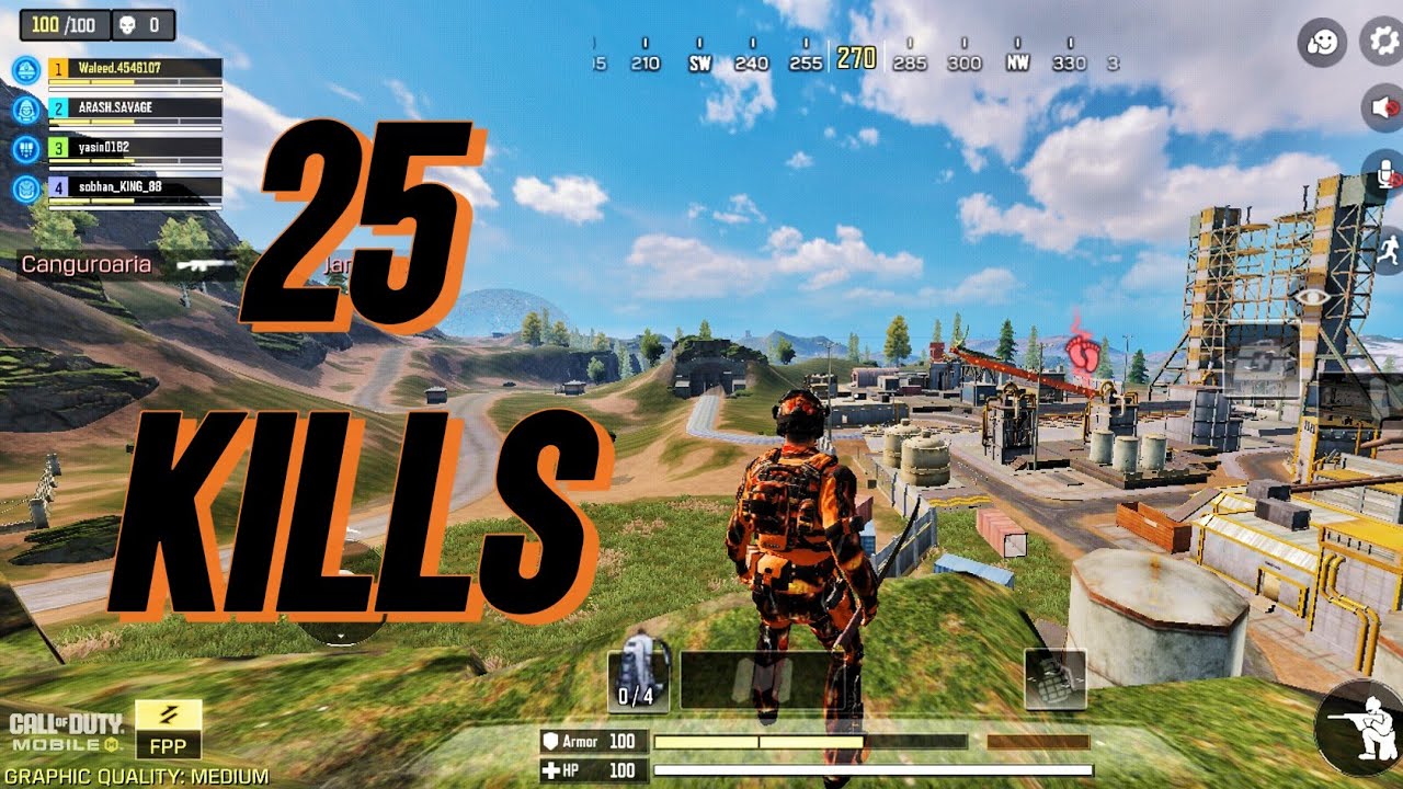 "Killing Spree: 25 Kills and the Victory Royale in COD Mobile!" - YouTube