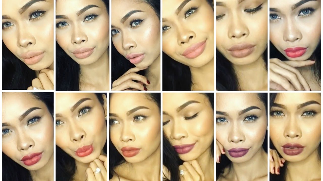 Detail Makeover| Simply Matte Lipsticks| Swatches - YouTube