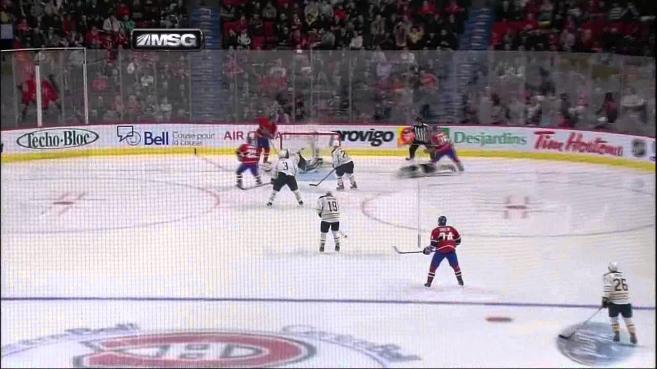 Rene Bourque 2nd goal 2 Feb 2013 Buffalo Sabres vs Montreal Canadiens ...