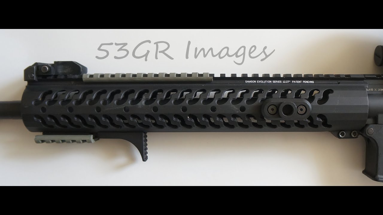 Samson Evolution 12.37" handguard - YouTube