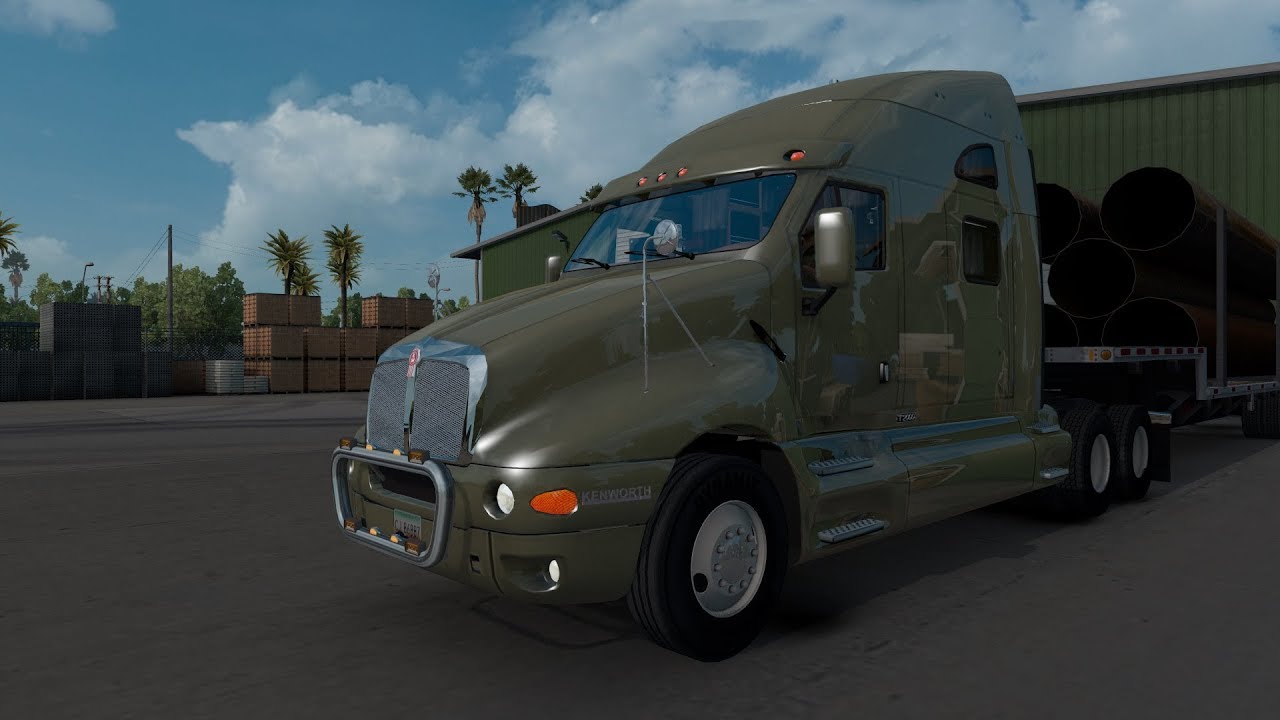 American Truck Simulator Kenworth T2000 ATS - YouTube