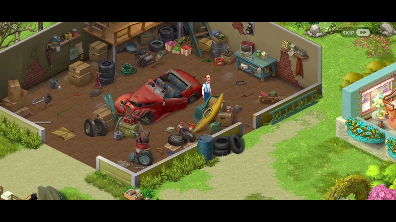 Homescapes Garage Day 1 - YouTube