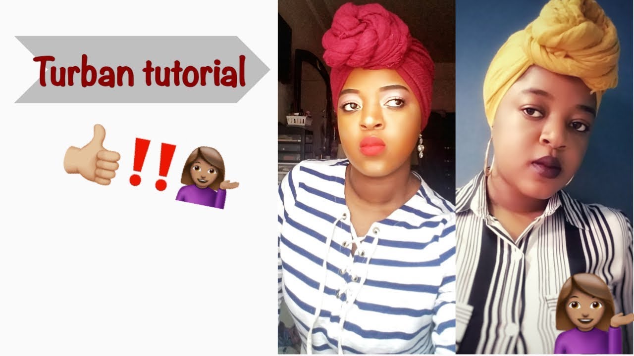 EASIEST Headwrap/Turban Tutorial - YouTube