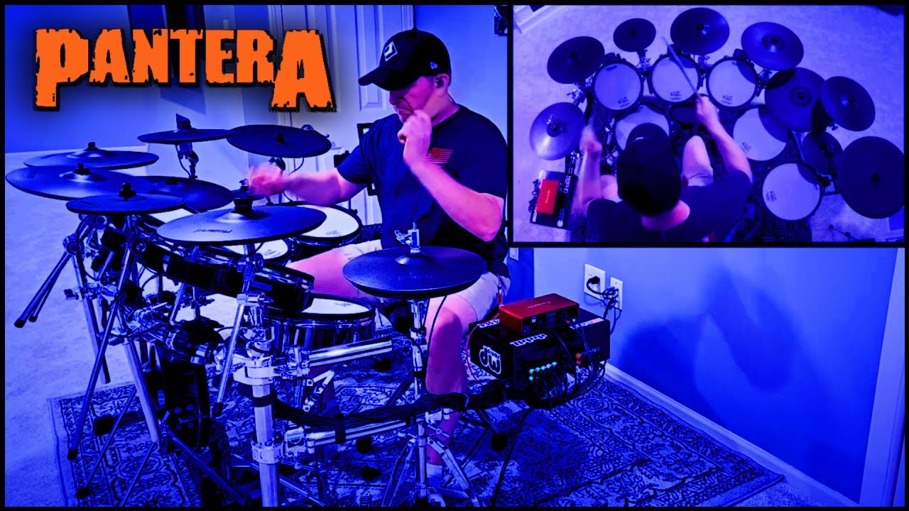 Pantera - 5 Minutes Alone (Drum Cover) - YouTube