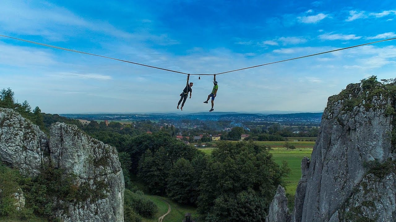 BNT 231 Slack Line na wysokim poziomie (high line) - YouTube