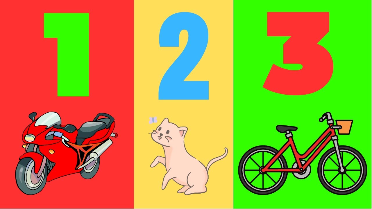 123 Number Counting | 1234 Numbers | 1 To 10 Numbers | Counting Numbers ...