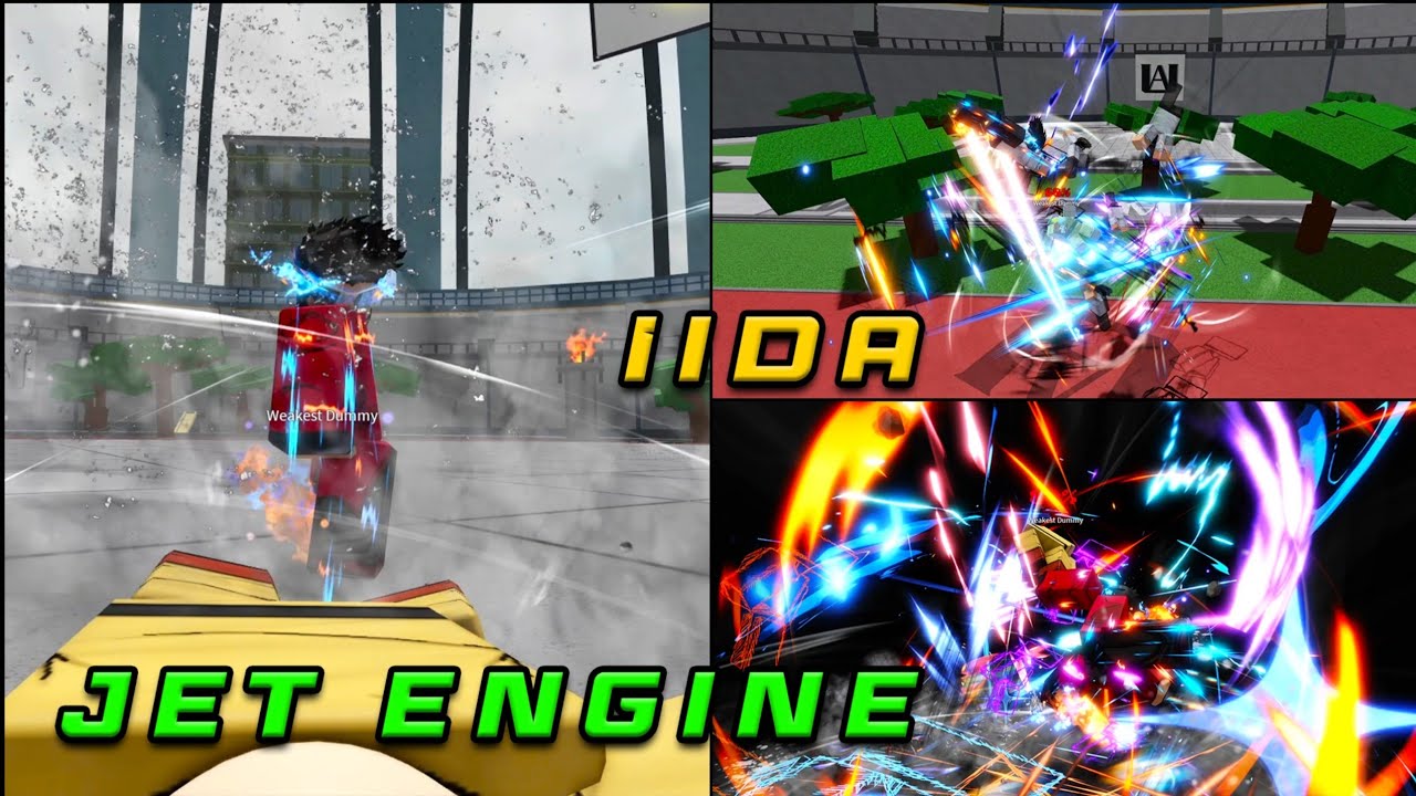 THE NEW IIDA / JET ENGINE MOVESET IS FINALLY HERE (ROBLOX HEROES ...