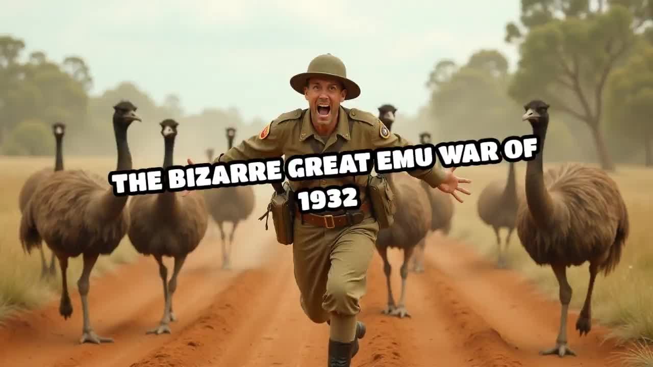 The Bizarre Great Emu War of 1932 - YouTube