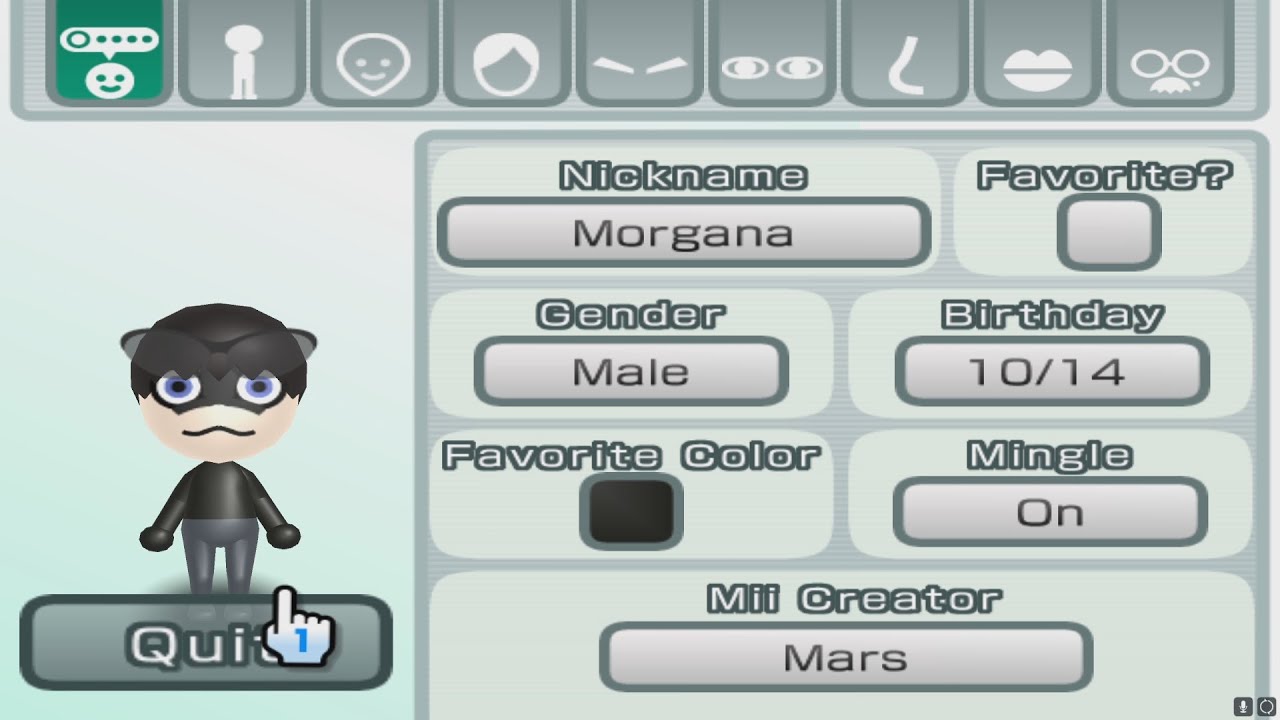 Morgana - Persona - Mii 2751 - YouTube