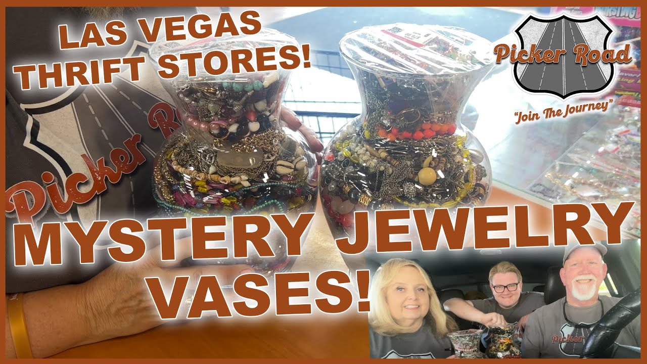 MYSTERY JEWELRY VASES! Las Vegas Thrift Stores! Join the Journey on ...