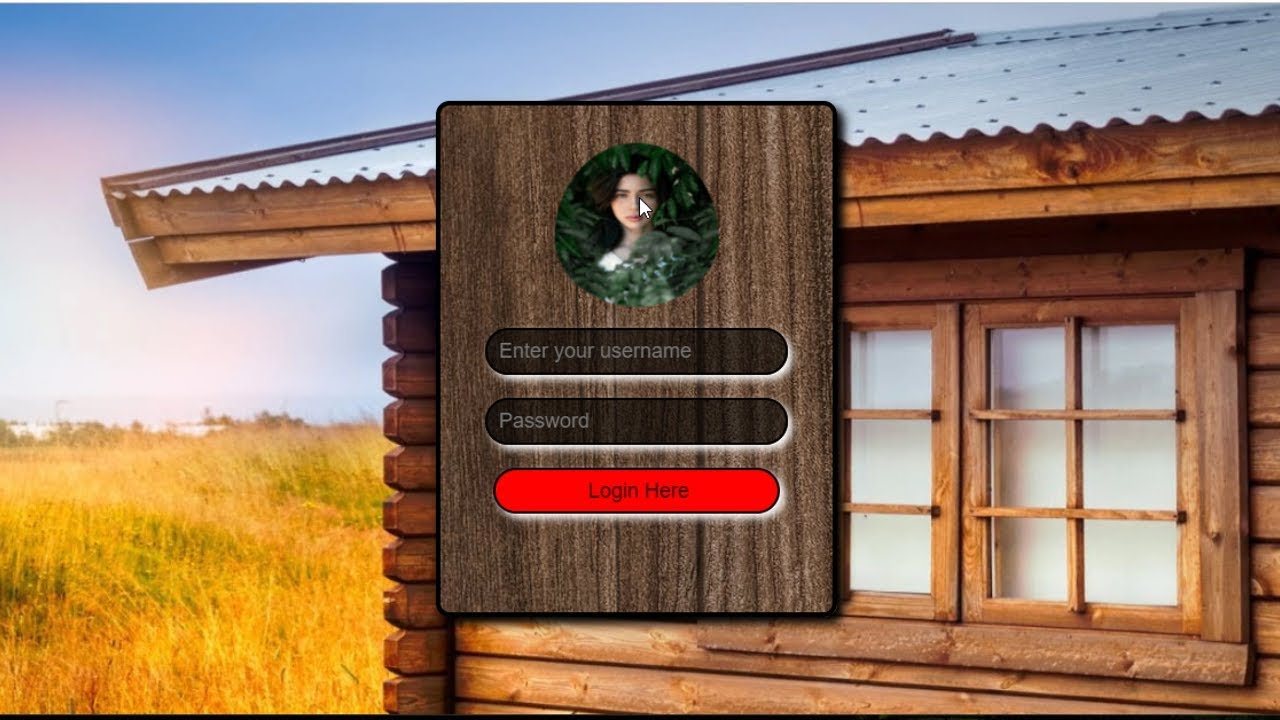 How to creat Professional Login Form using HTML & CSS كيف تصمم فورم ...