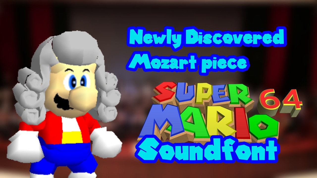 Mozart's newly discovered piece in the Sm64 Soundfont - YouTube