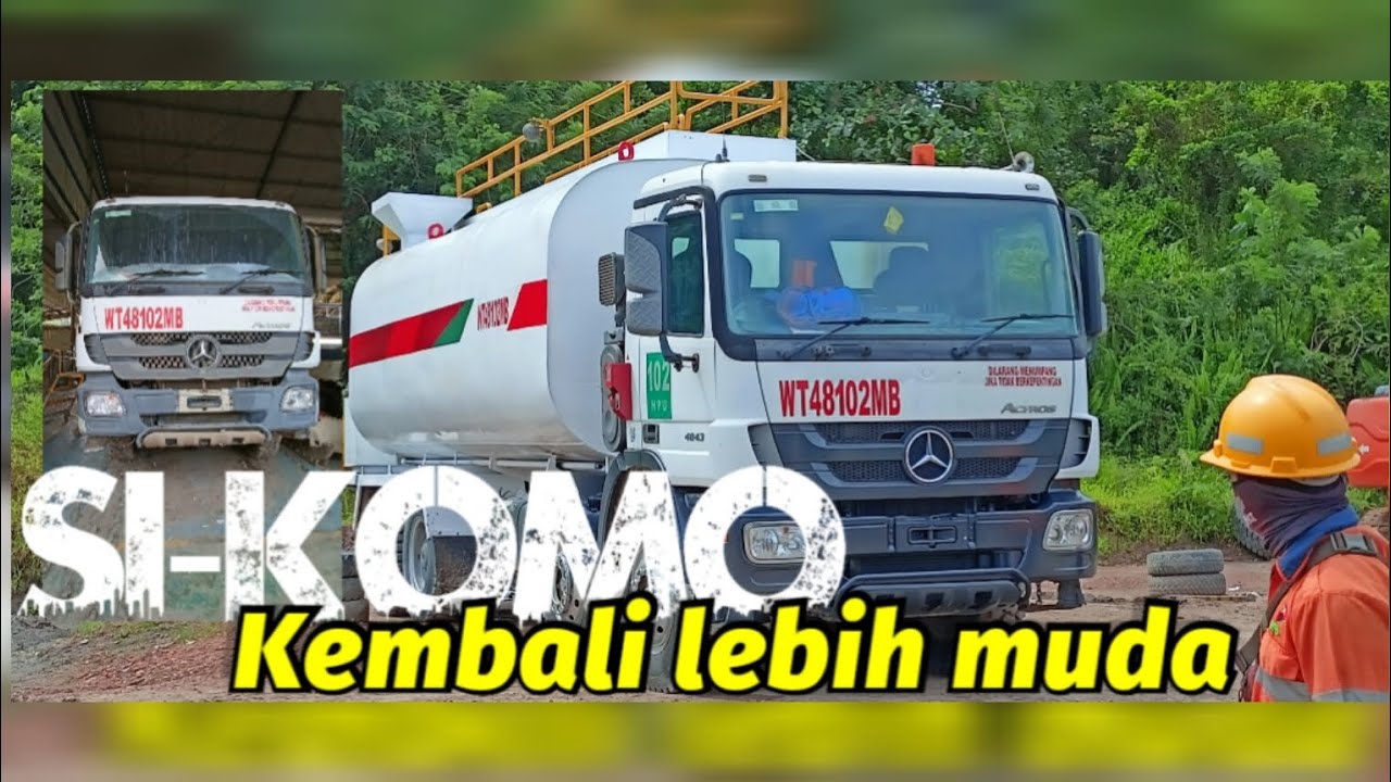 Rekondisi Water Truck Mercy Actros 4843 #truck #mercy - YouTube