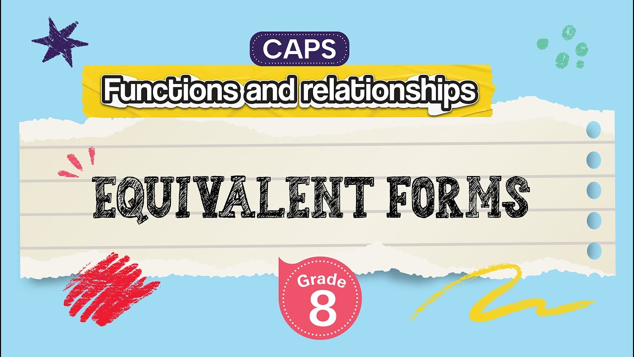 Equivalent Forms - YouTube