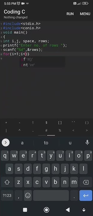 star triangle ⭐......for()loop......c programming 💯 - YouTube