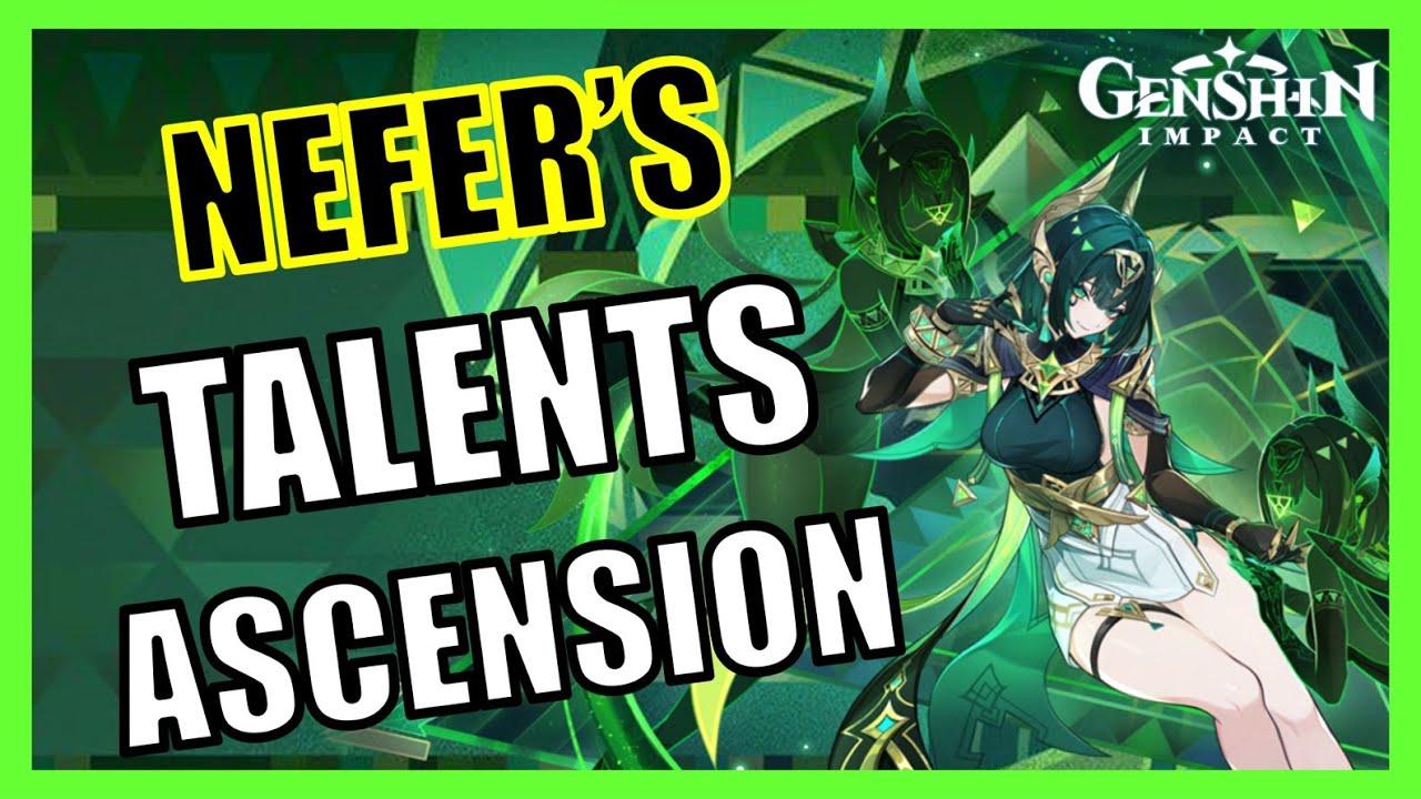 Nefer Talents Ascension Materials Farm Guide - Genshin Impact - YouTube