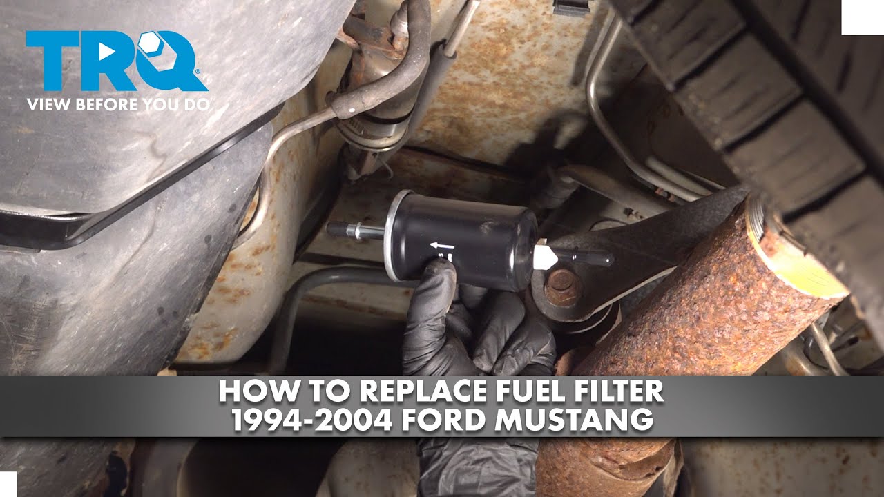 How to Replace Fuel Filter 1994-2004 Ford Mustang - YouTube