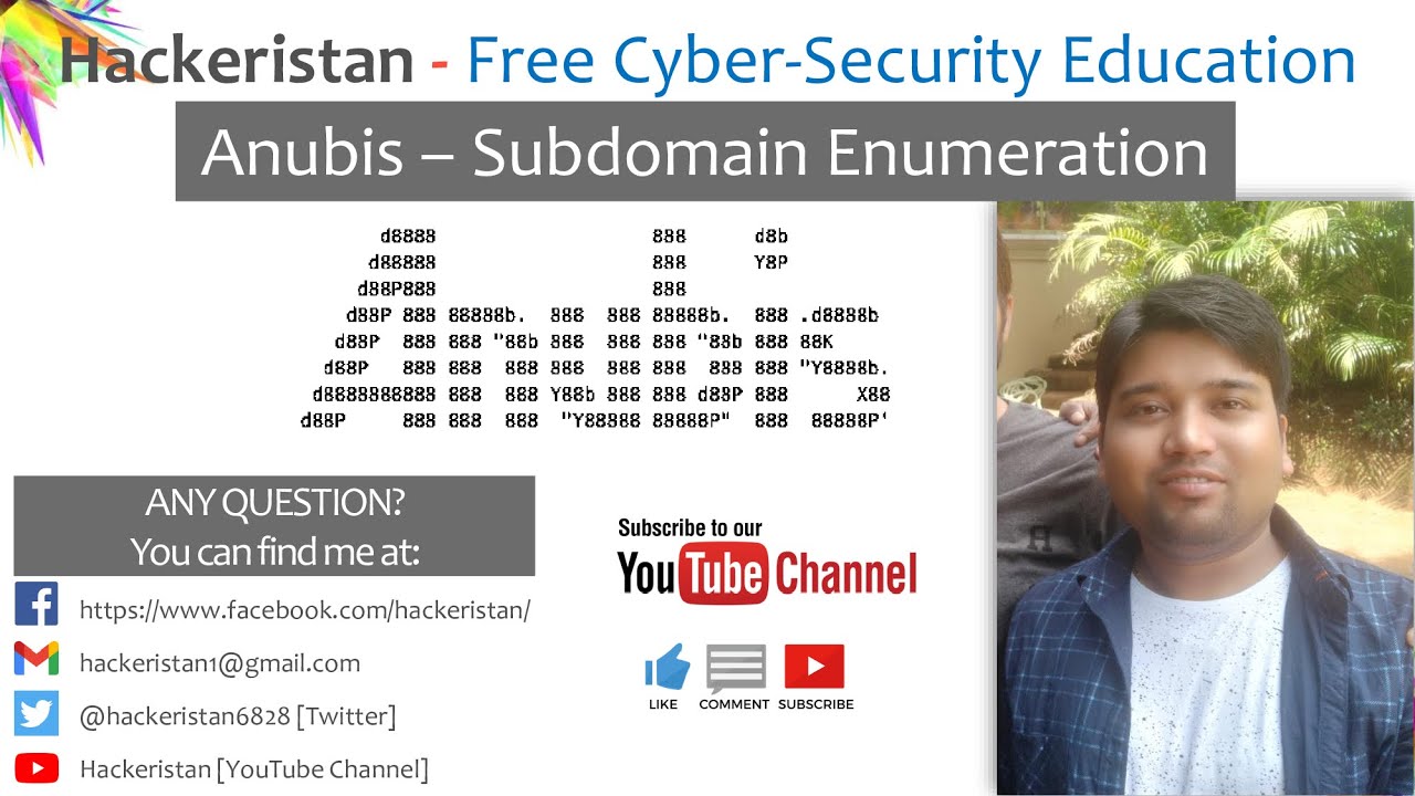 Anubis - Subdomain Enumeration & Information Gathering Tool [Kali Linux] - YouTube