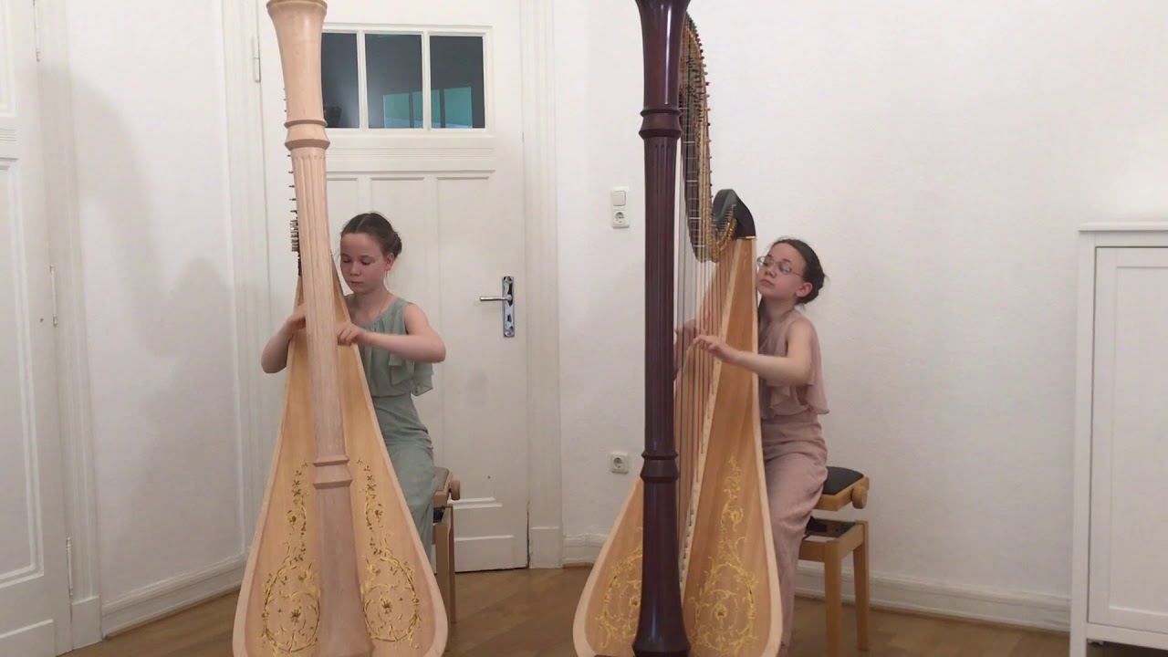 J. B. Krumpholtz - Premiere Duo pour Deux Harpes, F-Dur, op. 5, mvt. 3 ...