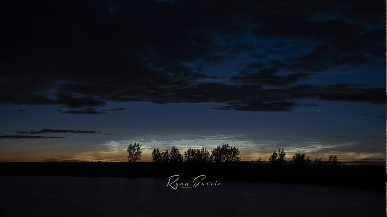Noctilucent clouds over Keho lake June 19/20th 2020 - YouTube