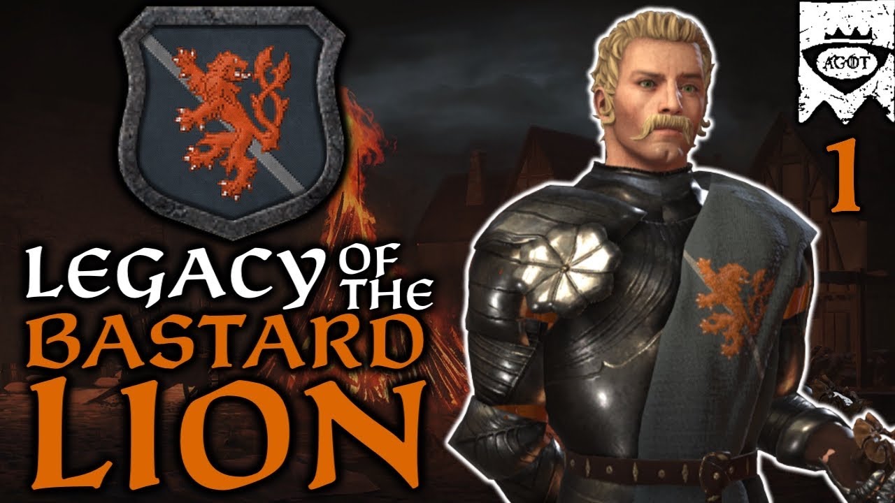 THE BASTARD LION: Lannister Legacy Ep. 1- CK3 AGOT Custom Ruler - YouTube