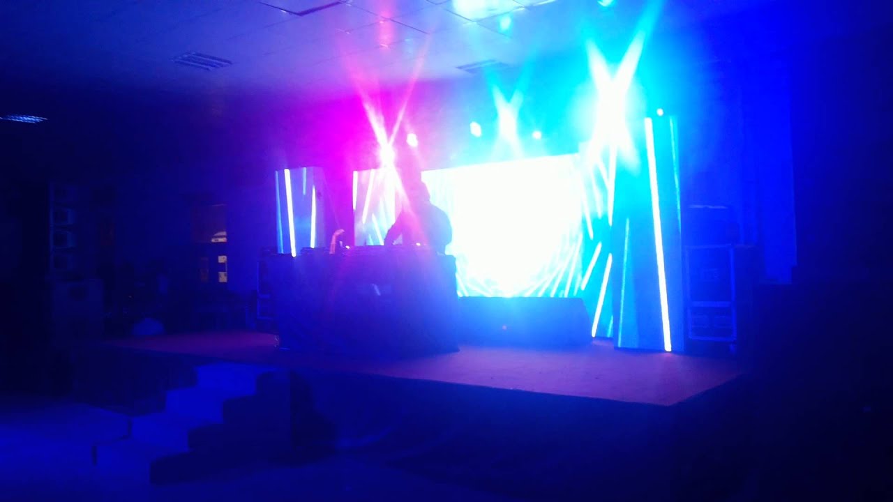 Dj Setup with Stage And Led Wall faridabad 9891478880 - YouTube