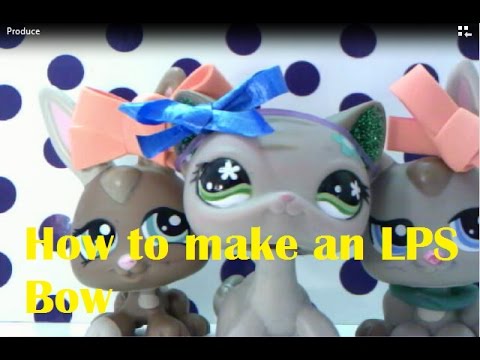 How to make an LPS Bow - YouTube