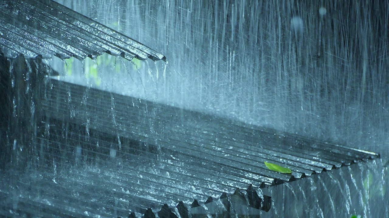 FALL ASLEEP FAST & EASY with Beautiful Heavy Rain & Mighty Thunder ...