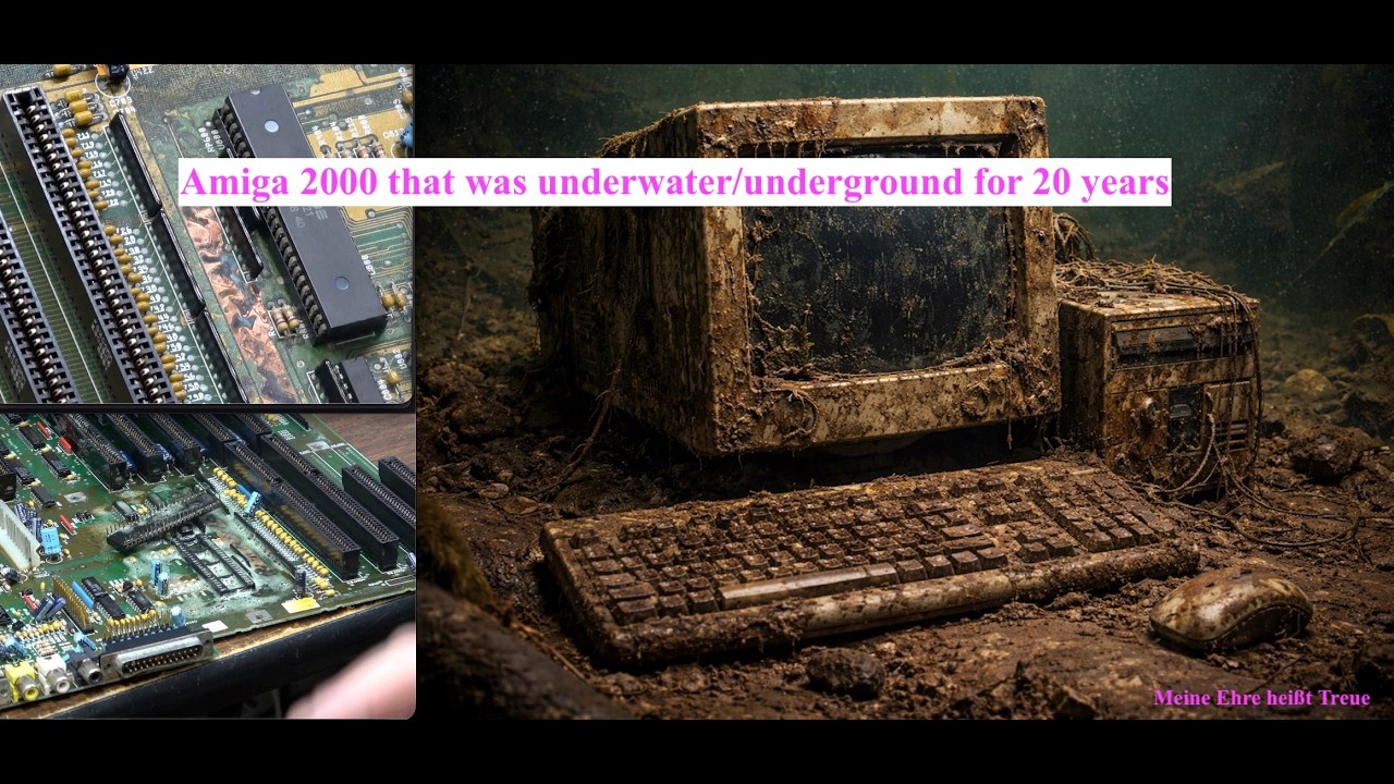 The Amiga 2000 that sat underground in water for 20 years P1 - YouTube