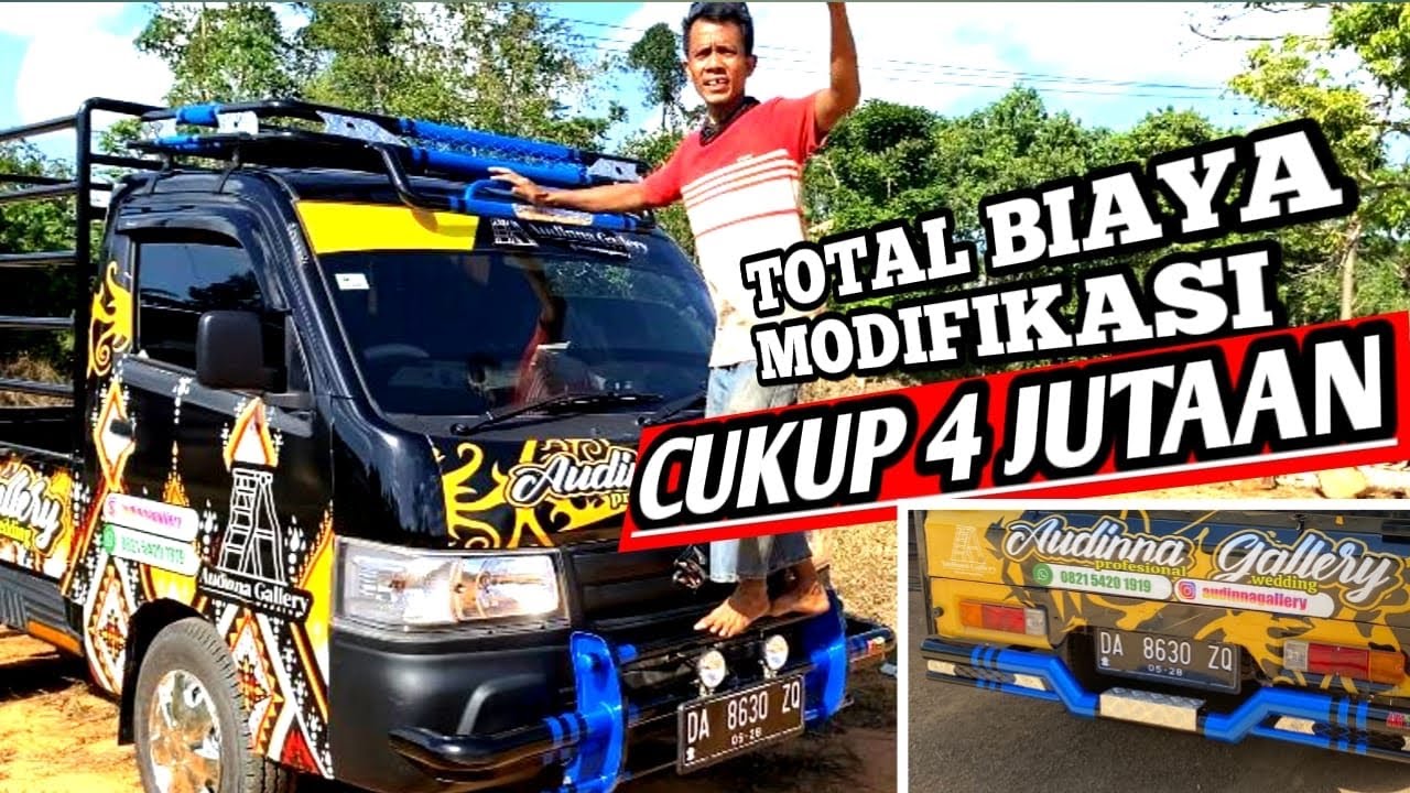 NEW CARRY MODIFIKASI || Pasang Bemper Depan Bemper Belakang Dan Topi ...