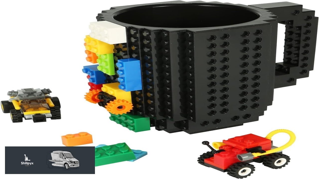 Lumsburry Build on Brick Coffee Mug Funny DIY Novelty Cup with Building ...