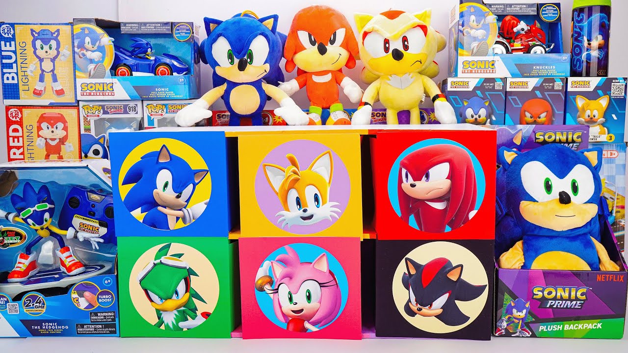 Sonic Figure Collection Review | ASMR Unboxing Sonic The Hedgehog Boxes ...
