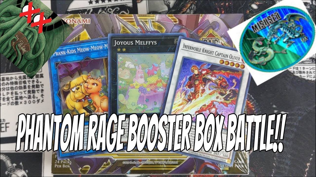 *Giveaway!!* Phantom Rage Booster Box battle with Misused #yugioh - YouTube