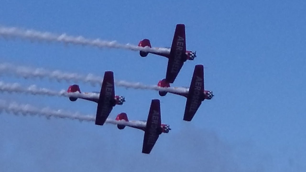 Aeroshell Acrobatics team. Cleveland National Airshow 2023. Part 1 ...