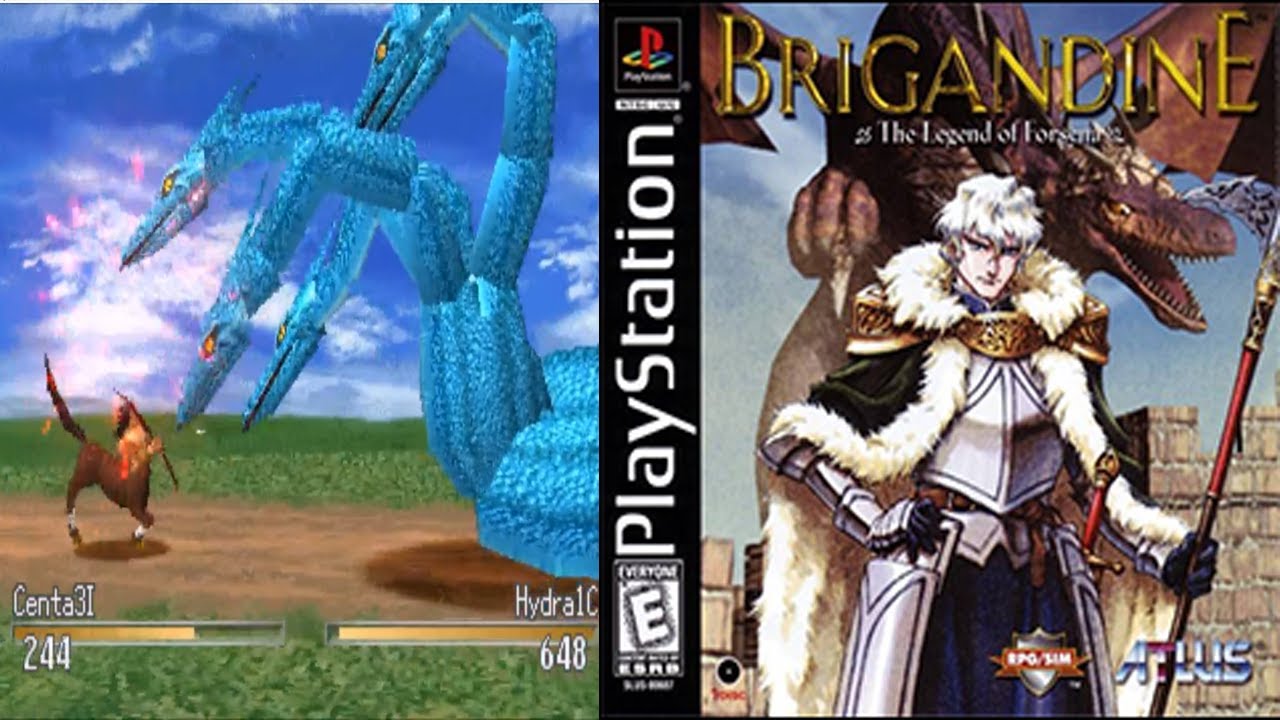 Brigandine (1998 / PS1) Tactical Rpg - Intro/Opening Gameplay - YouTube