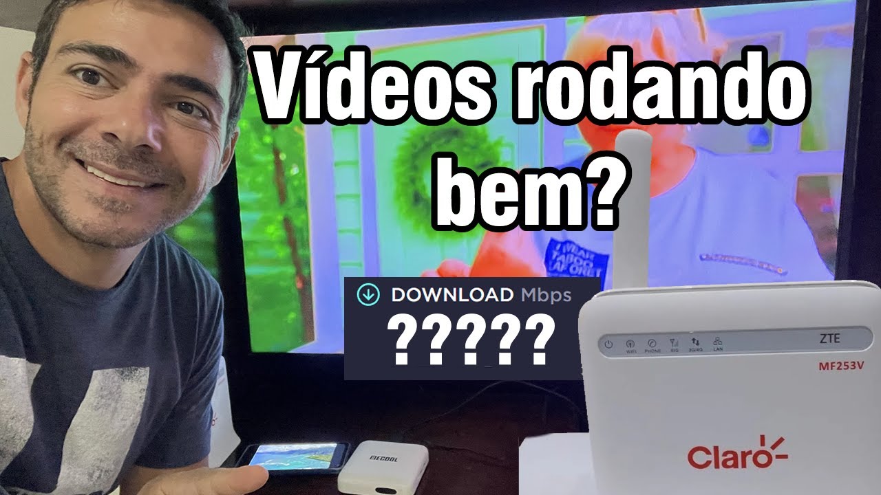 Testando na prática o MODEM 4G Max da Claro em duas TV Box e em 1 ...