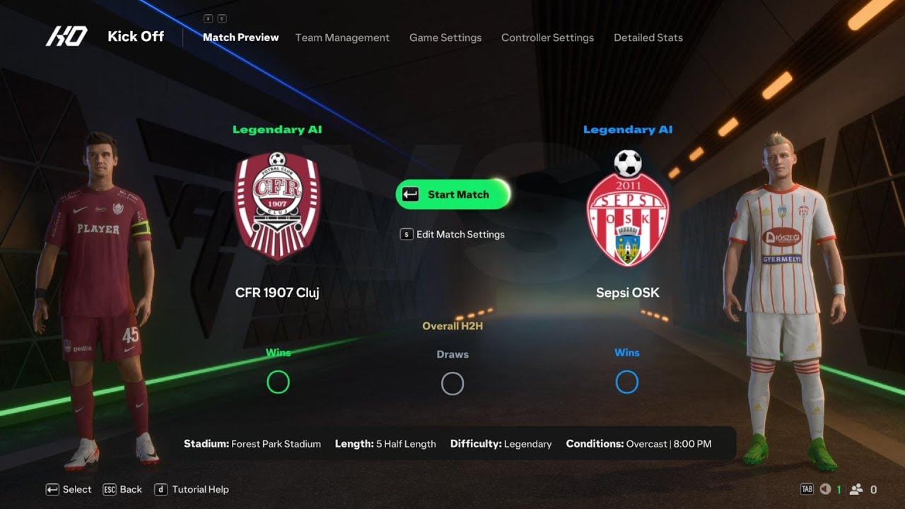 CFR Cluj vs Sepsi OSK | EA FC 25 | Simulare Superliga [4K 60FPS] - YouTube