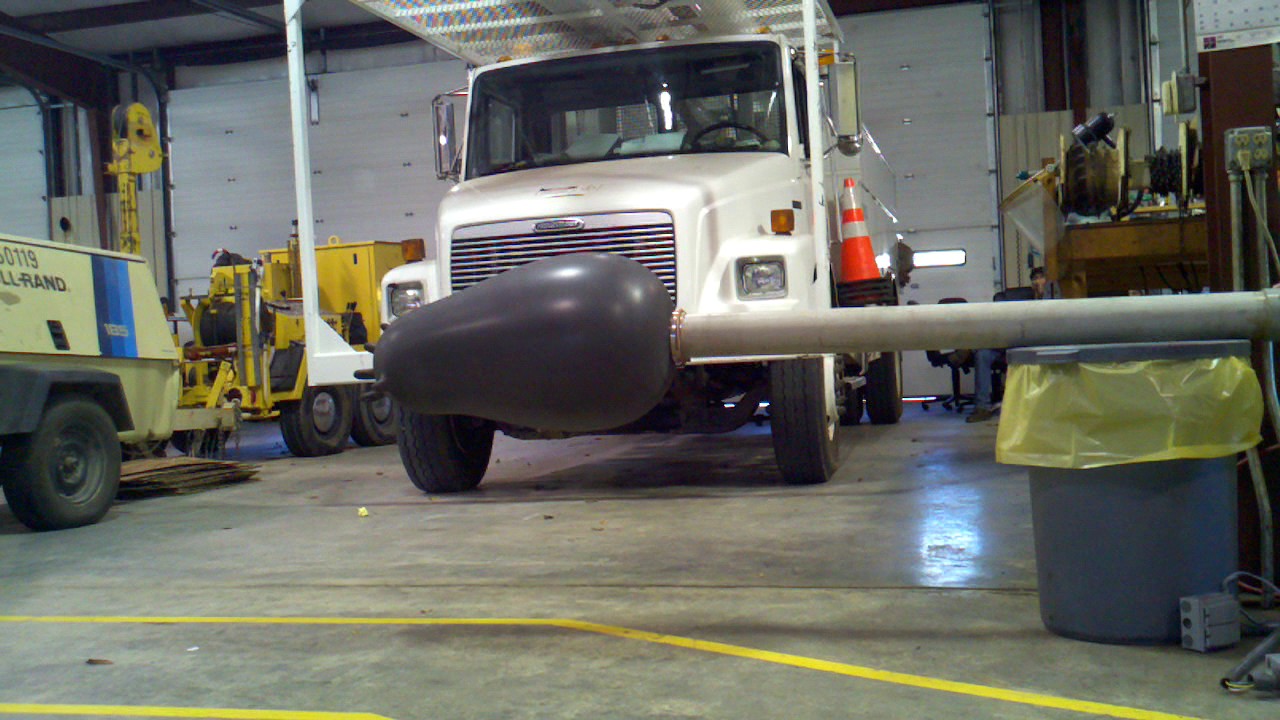 Lineman Rubber glove air test - YouTube