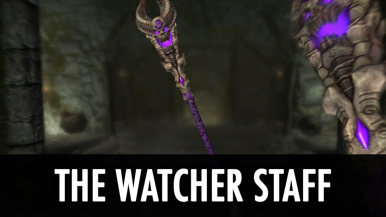 Skyrim Mod Spotlight: The Watcher Staff - YouTube