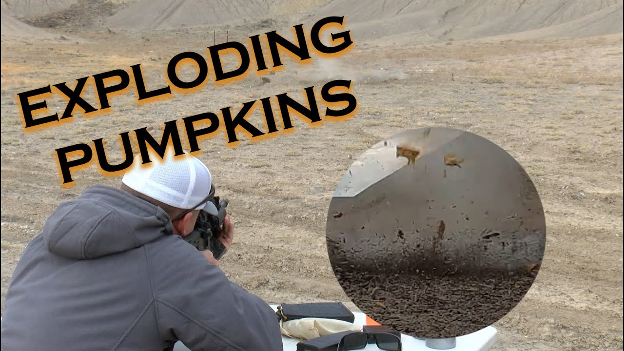 Blowing up Pumpkins with Tannerite! - YouTube