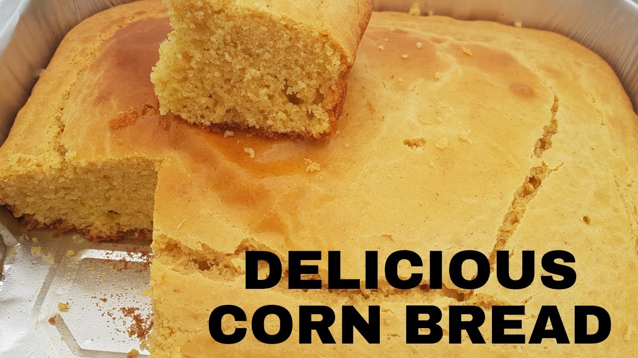 HOW TO MAKE QUICK CORN BREAD AT HOME II HOMEMADE CORN BREAD RECIPE II Shirley's Kitchen Cuisine ...