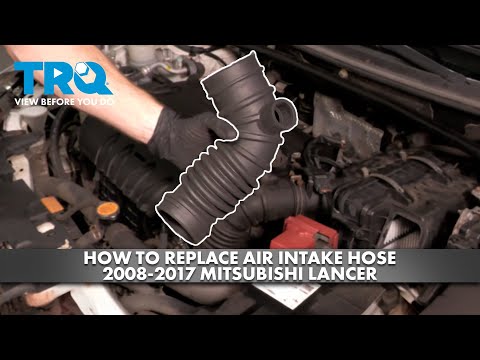 How to Replace Air Intake Hose 2008-2017 Mitsubishi Lancer